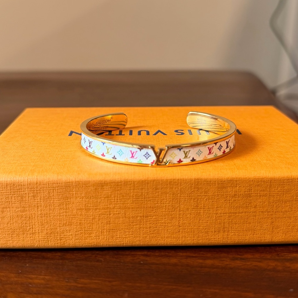 Louis Vuitton | Jewelry | Louis Vuitton X Murakami Lv Initials Bracelet ...